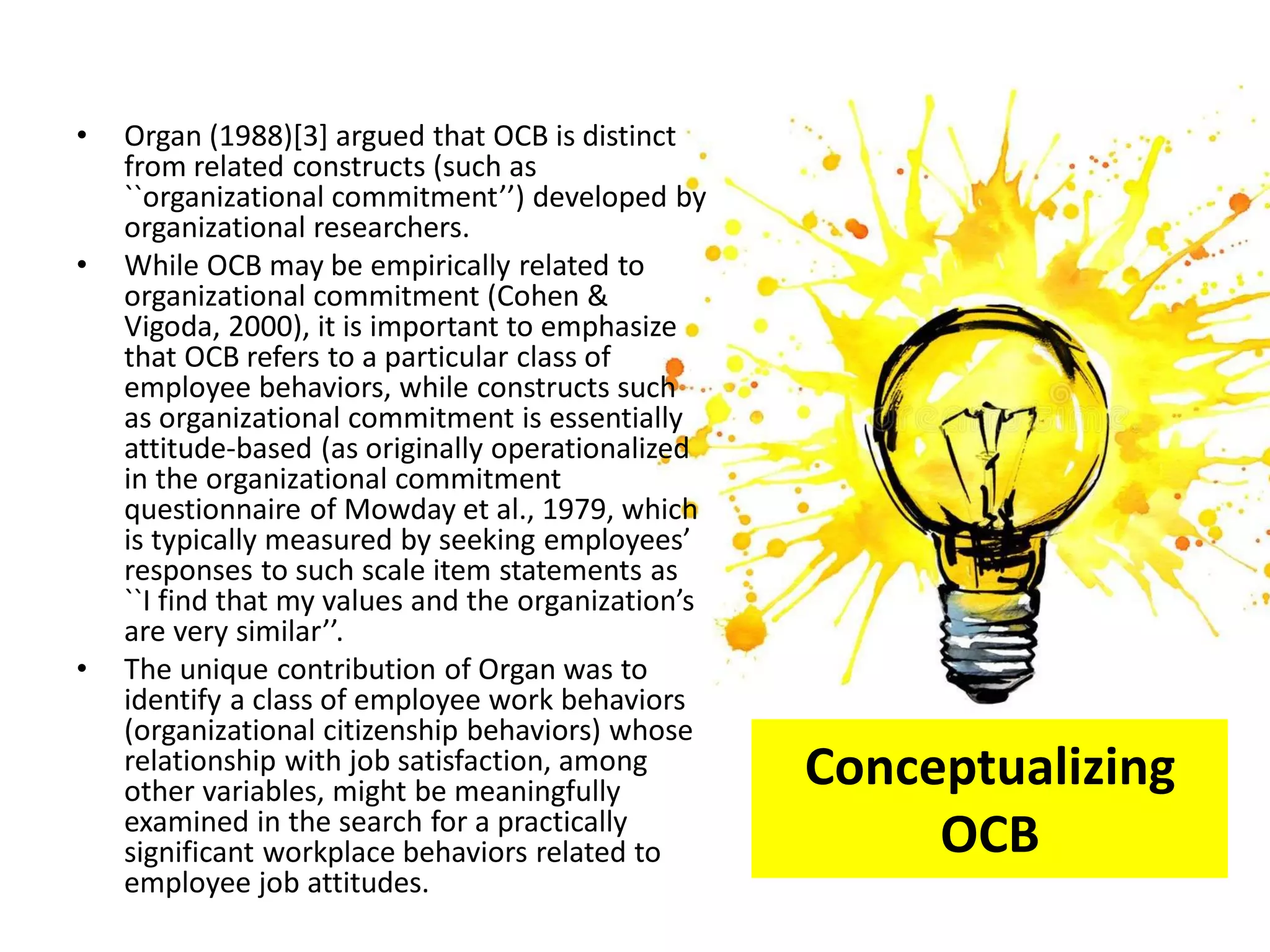 Organizational Citizenship Behavior (ocb) | PDF