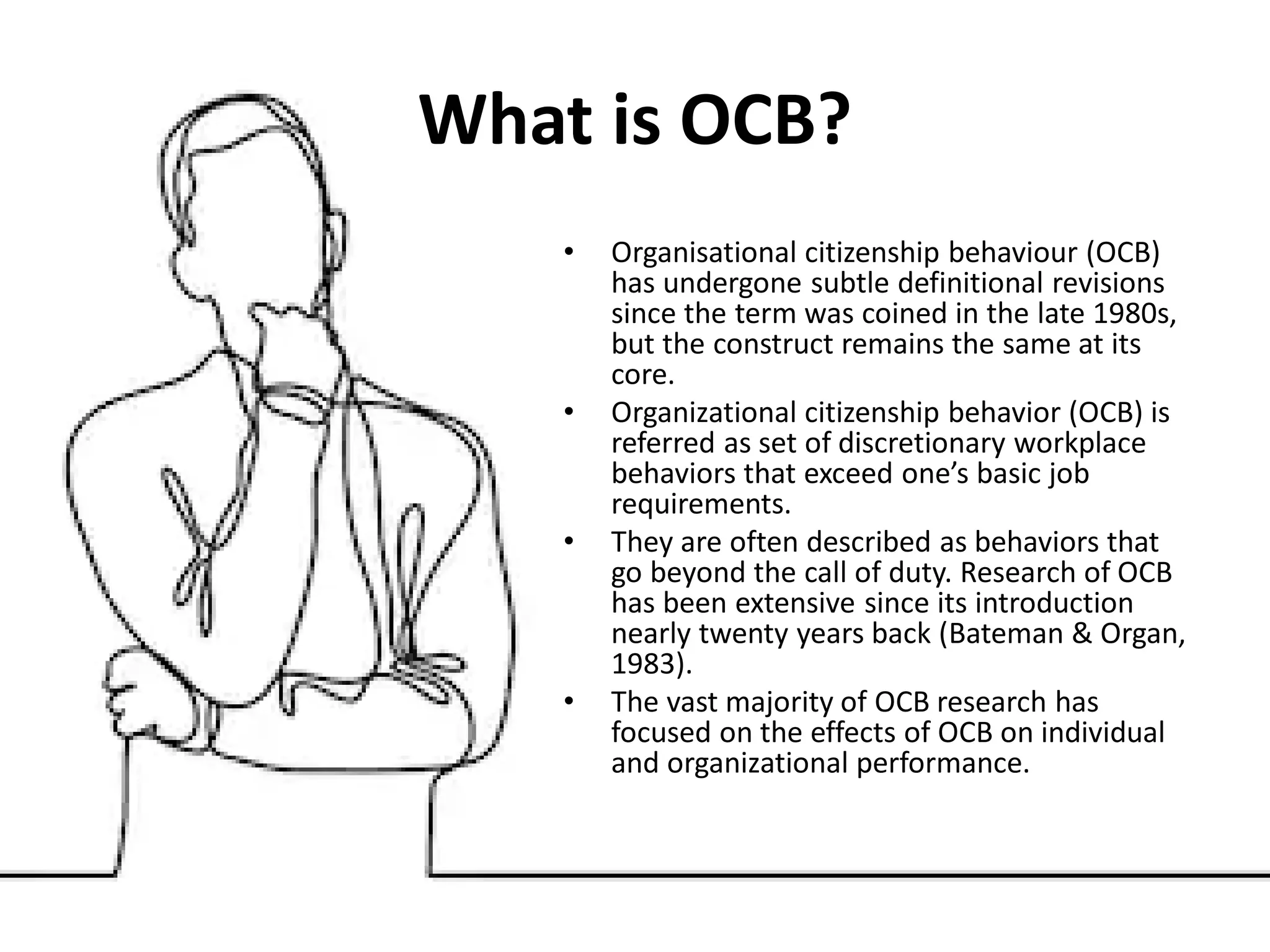 Organizational Citizenship Behavior (ocb) | PDF