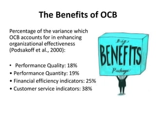 Organizational Citizenship Behavior (ocb) | PDF