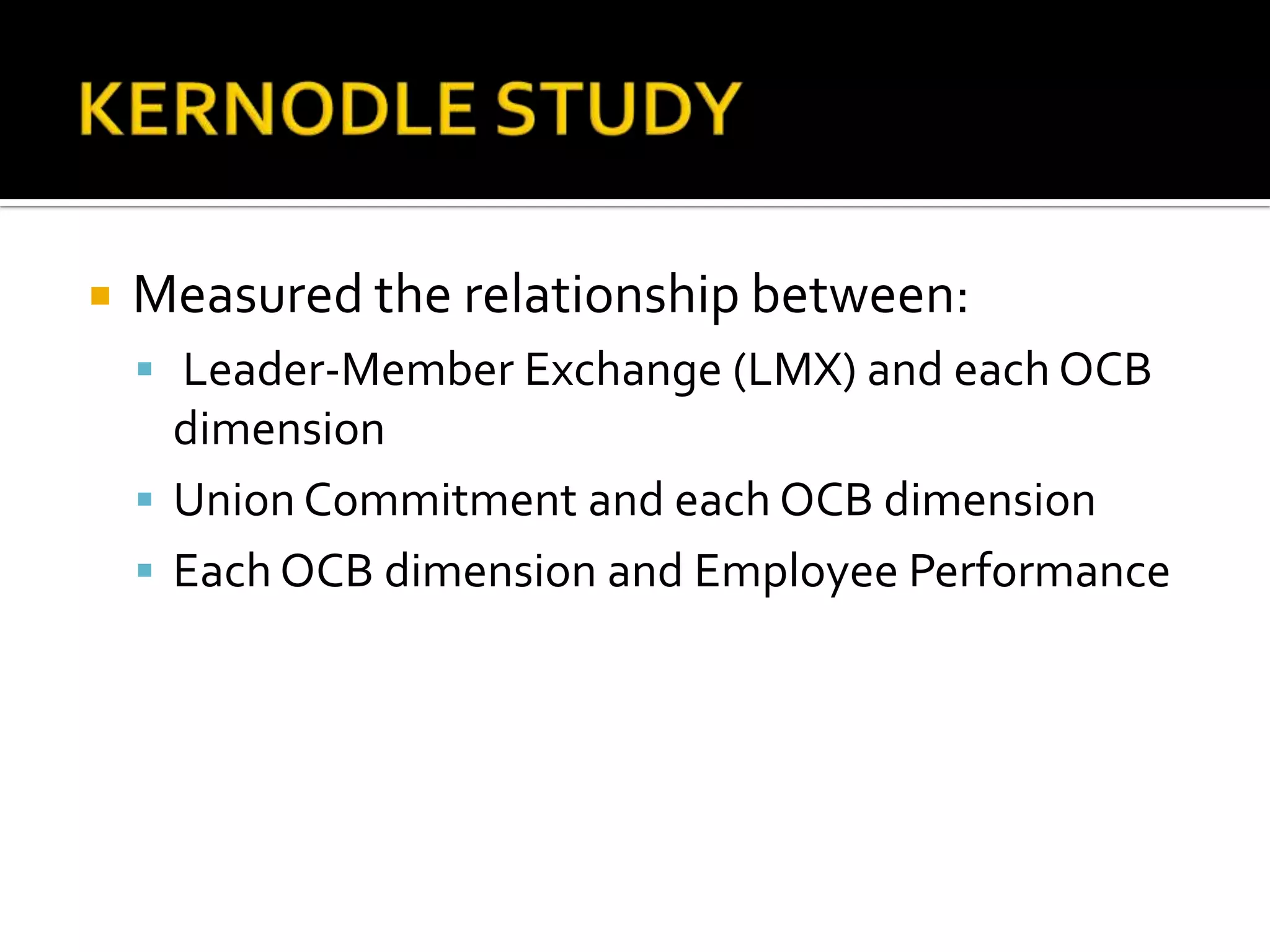 Organizational citizenship behavior (ocb) | PPTX | Business ...