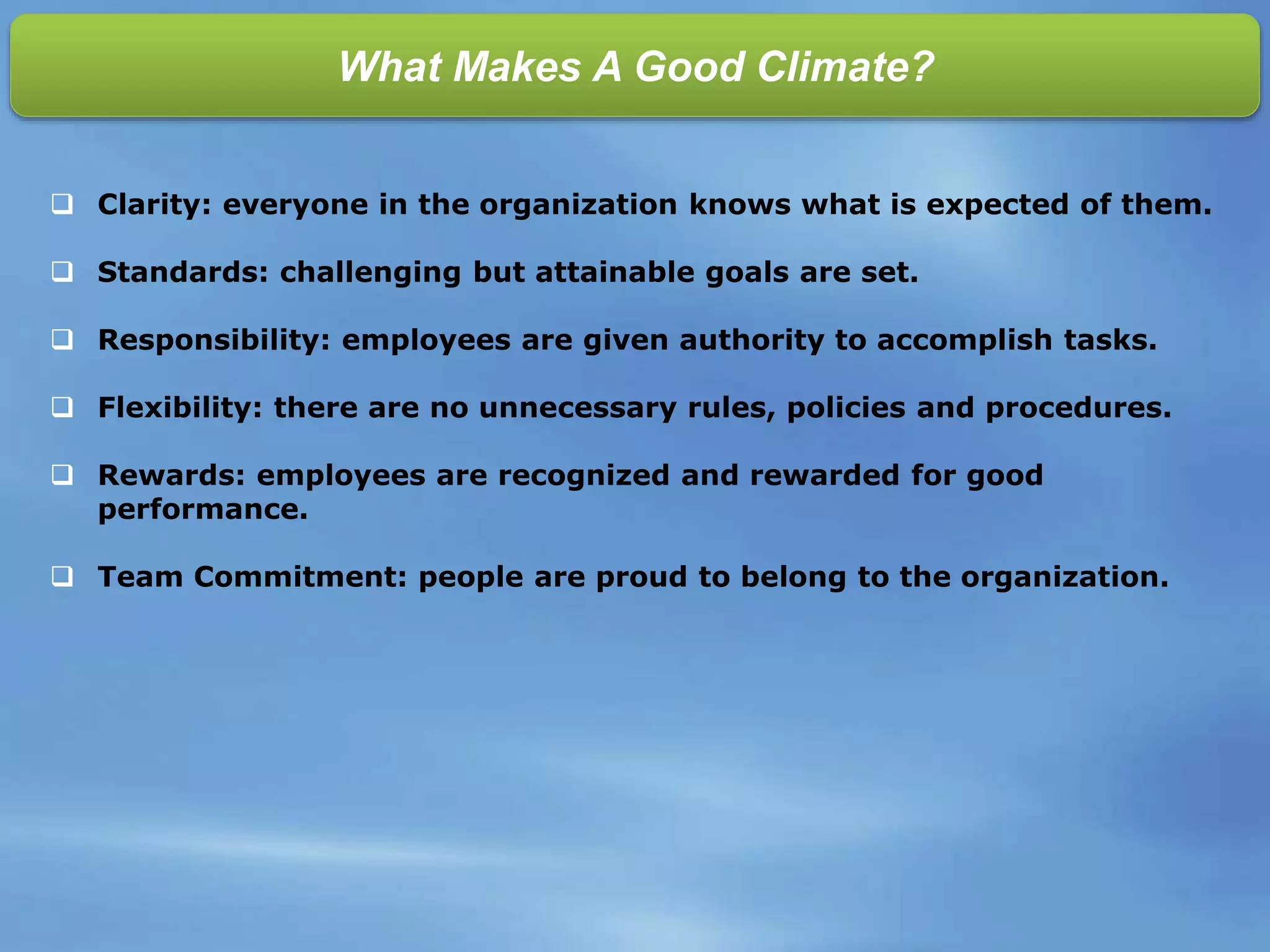 Organizational Climate Survey | PPT