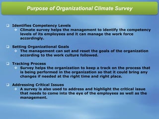 Organizational Climate Survey | PPSX