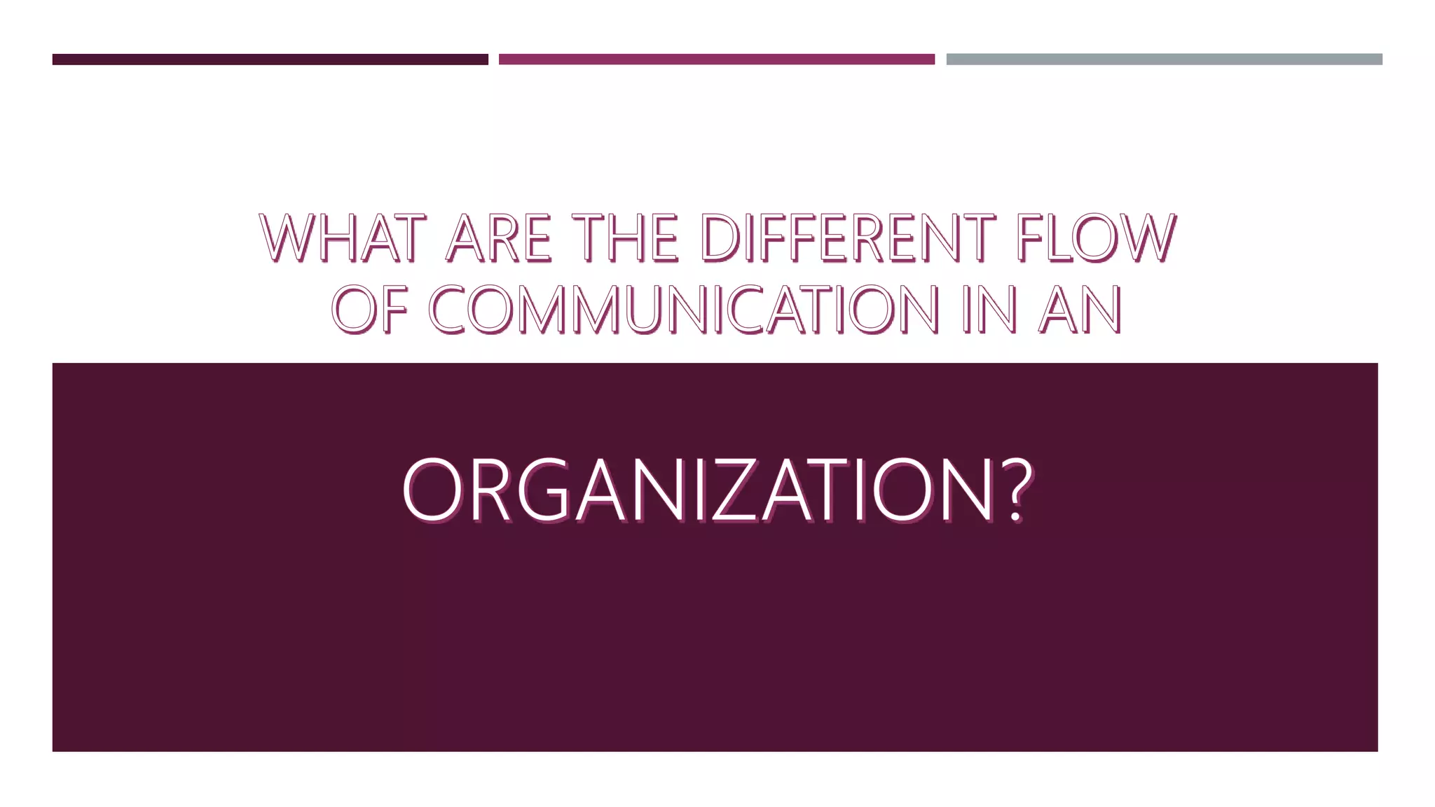 Importance of Organizational Communication | PPTX