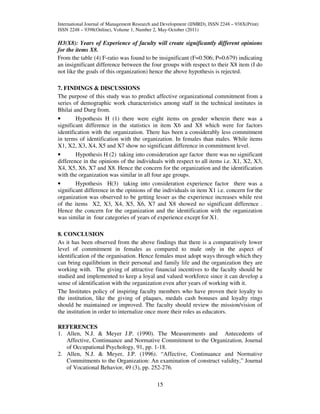 Organizational commitment | PDF