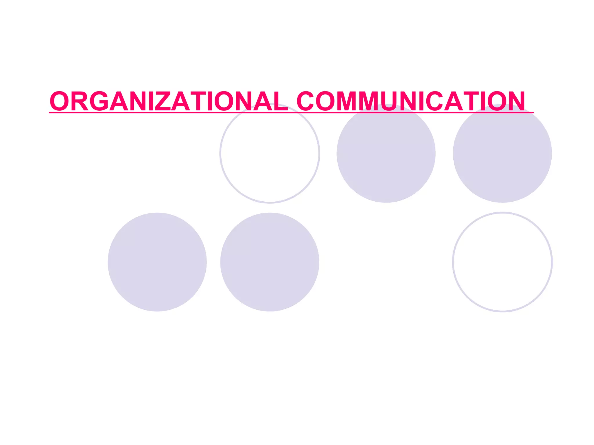 Organizational communication | PPT