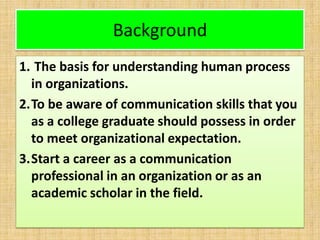 Organizational communication | PPTX