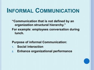 Organizational communication | PPTX