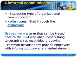 Organizational communication | PPTX