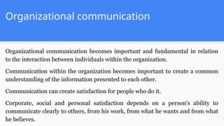 Organizational Communication.important-ppts | PPTX