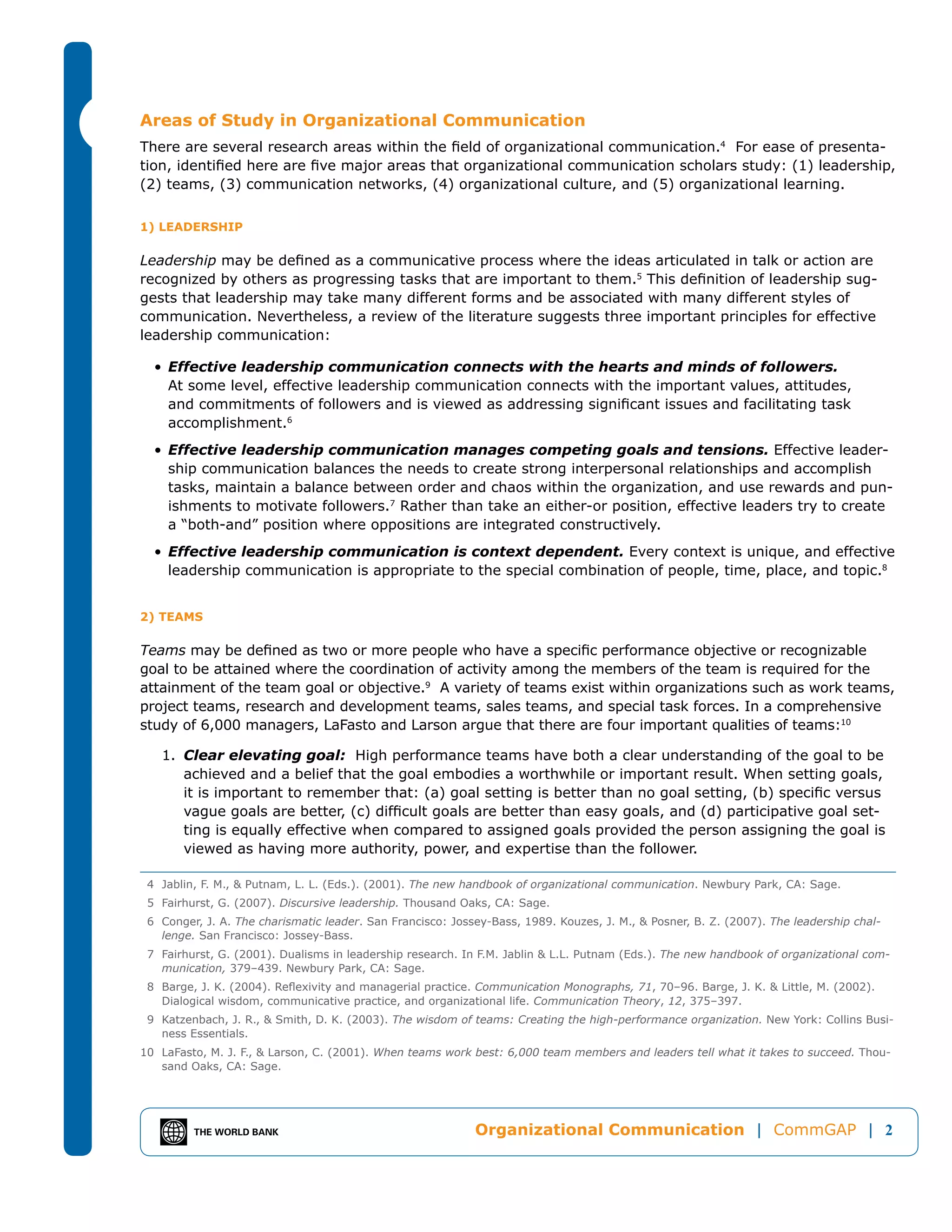 Organizational communication | PDF