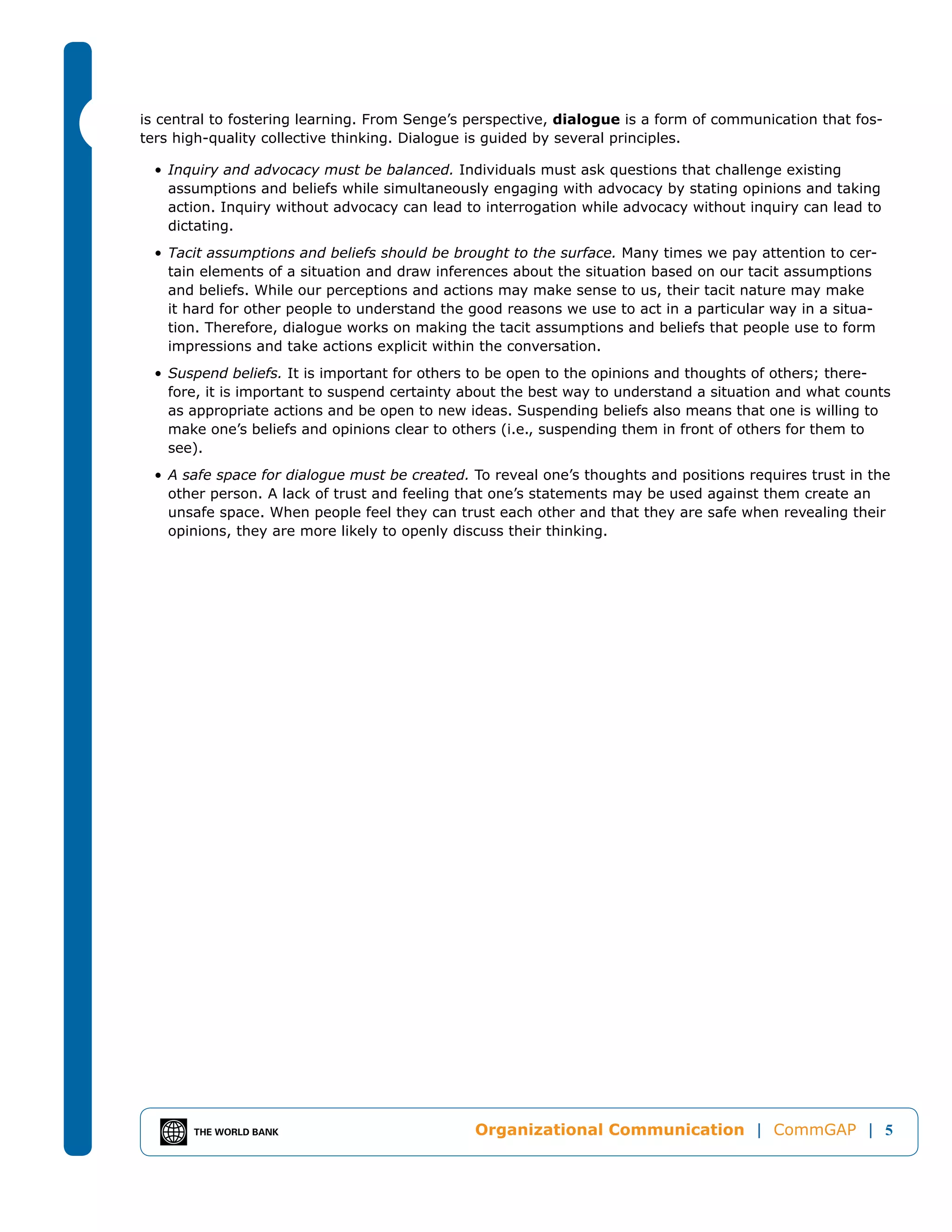 Organizational communication | PDF