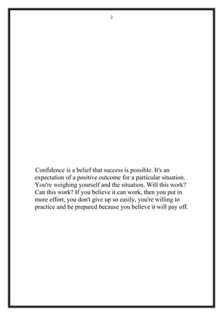 Organizational confidence | DOC