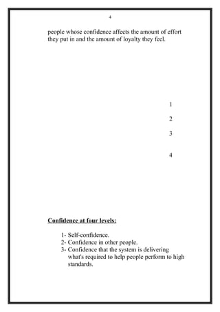 Organizational confidence | PDF