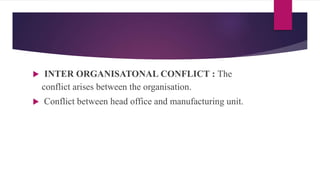 Organizational conflict | PPTX