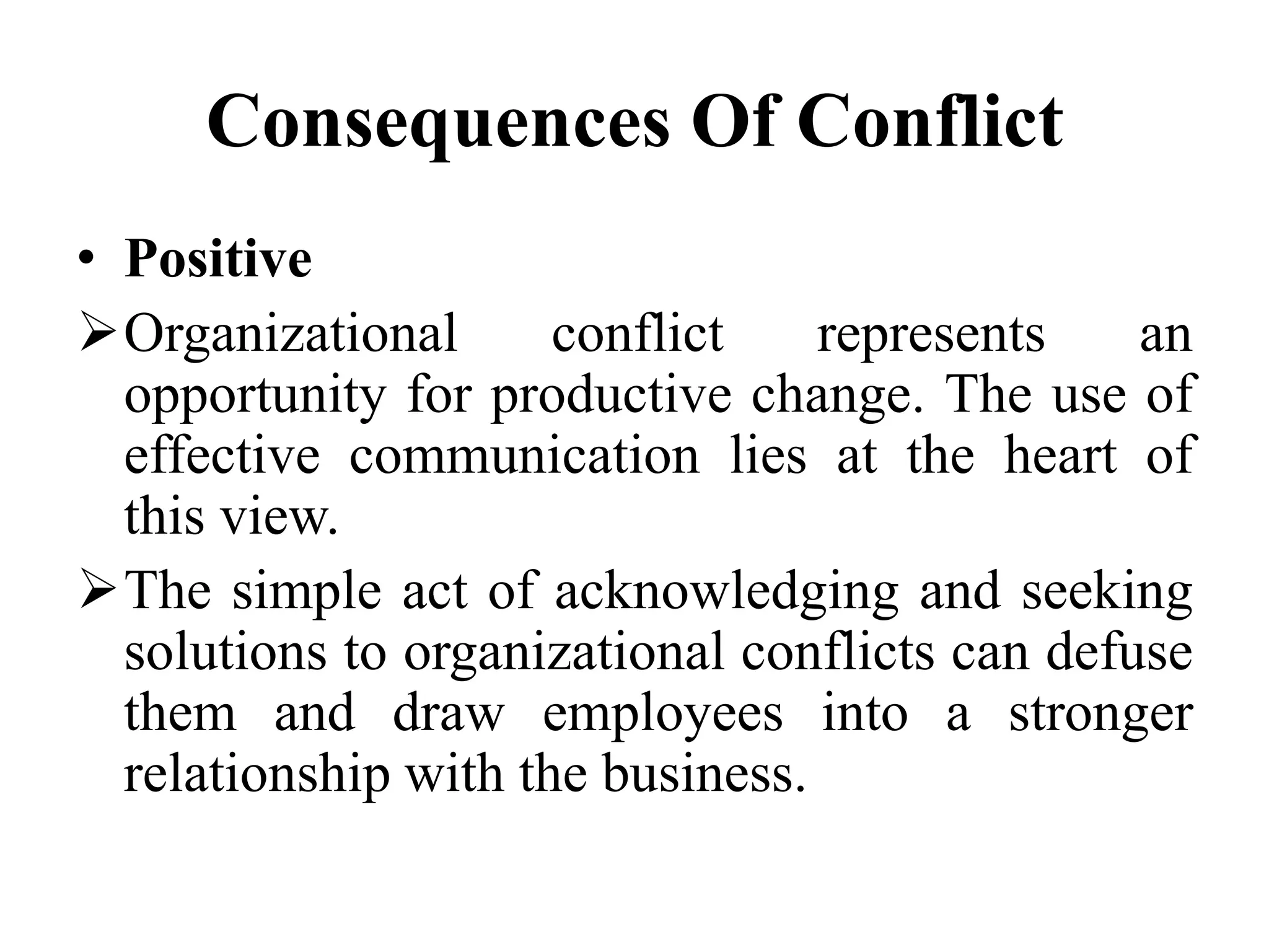Organizational conflict | PPT