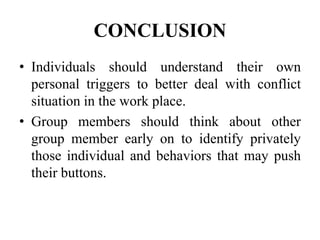 Organizational conflict | PPT