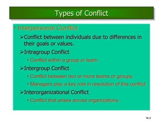 organizational conflict power point/report | PPTX