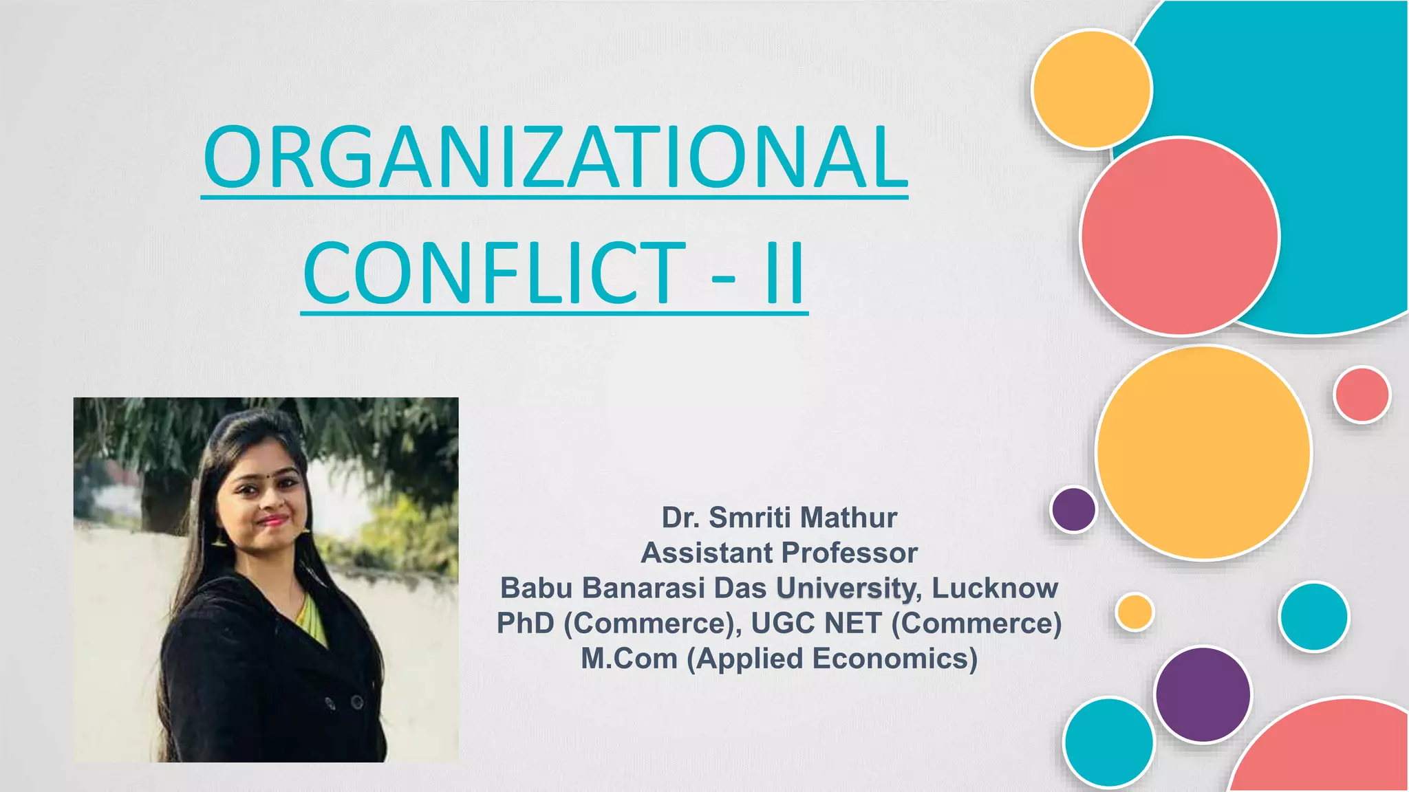 Organizational conflict ii | PPT