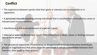 Organizational Conflict | PPT