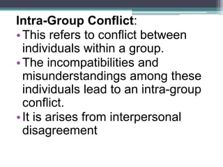 Resolving Organizational conflicts | PPTX