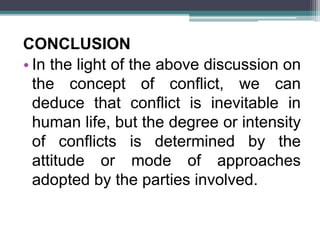 Resolving Organizational conflicts | PPTX