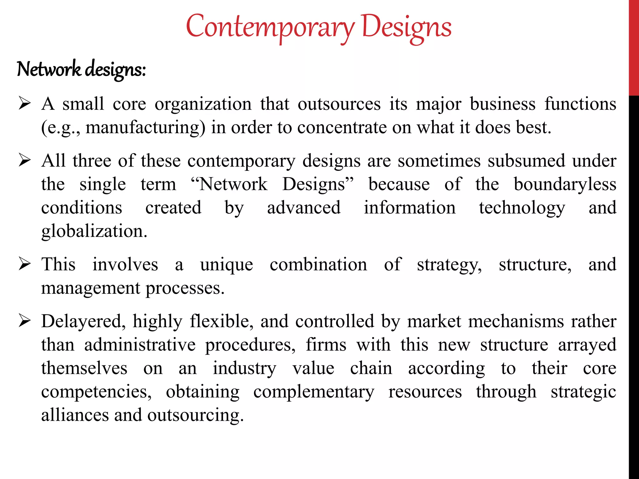 Organizational Context: Design and Culture Chap#3 of Organizational ...