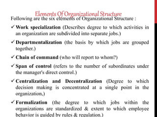 Organizational Context: Design and Culture Chap#3 of Organizational ...