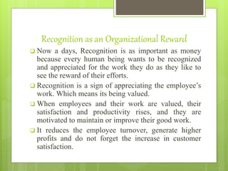 Organizational Context: the Reward System. | PPTX