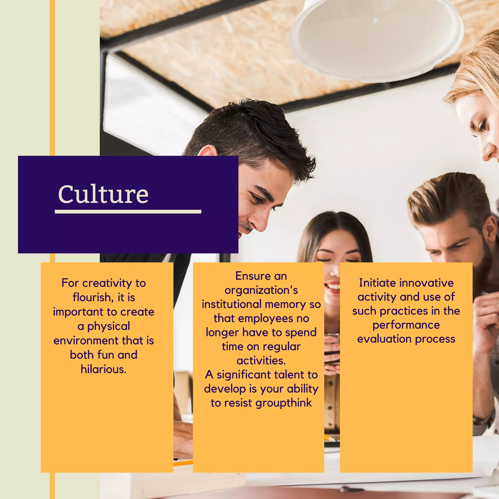 Organizational creativity enhancement ideas | PDF