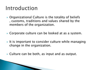 Organizational Culture | PPTX