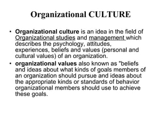 Organizational Culture_TRAINING | PPT