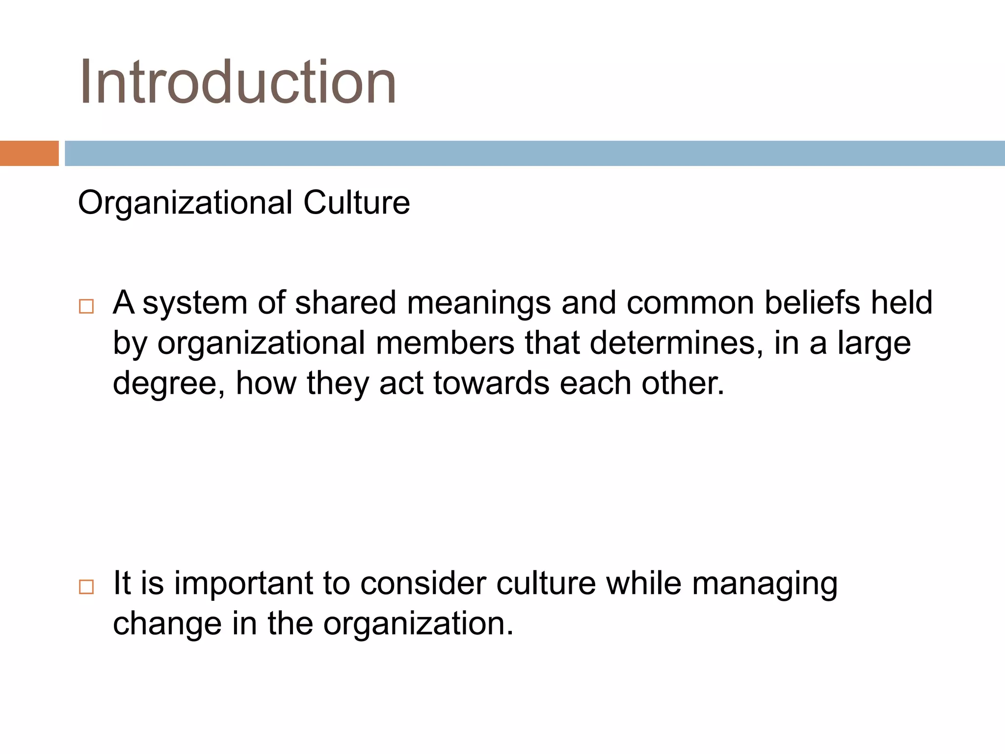 Organizational culture | PPTX