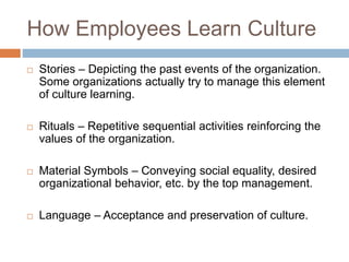 Organizational culture | PPTX
