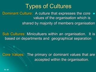 Organizational culture | PPTX