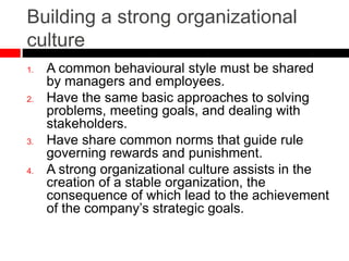 Organizational culture | PPTX
