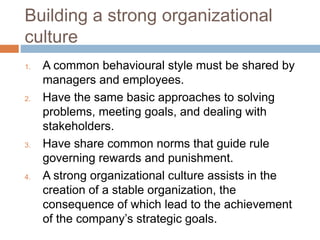 Organizational culture | PPTX