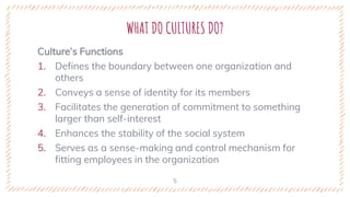 Organizational Culture | PPTX