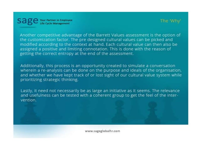 Organizational Culture - Barett Values Centre | PPTX | Business ...