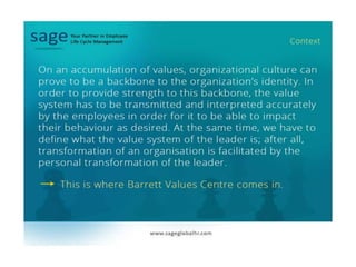 Organizational Culture - Barett Values Centre | PPTX | Business ...