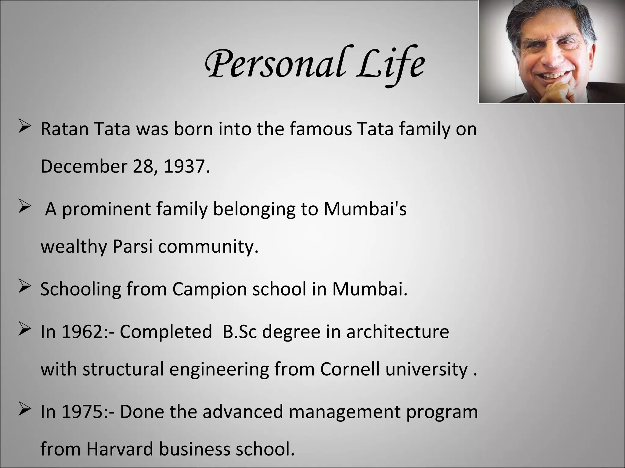 Ratan Tata | PPT