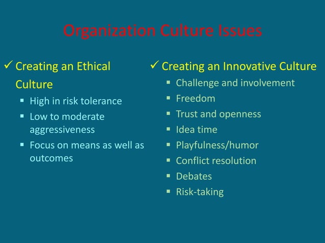 Organizational culture and environment | PPTX