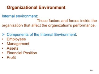 Organizational culture and environment | PPTX