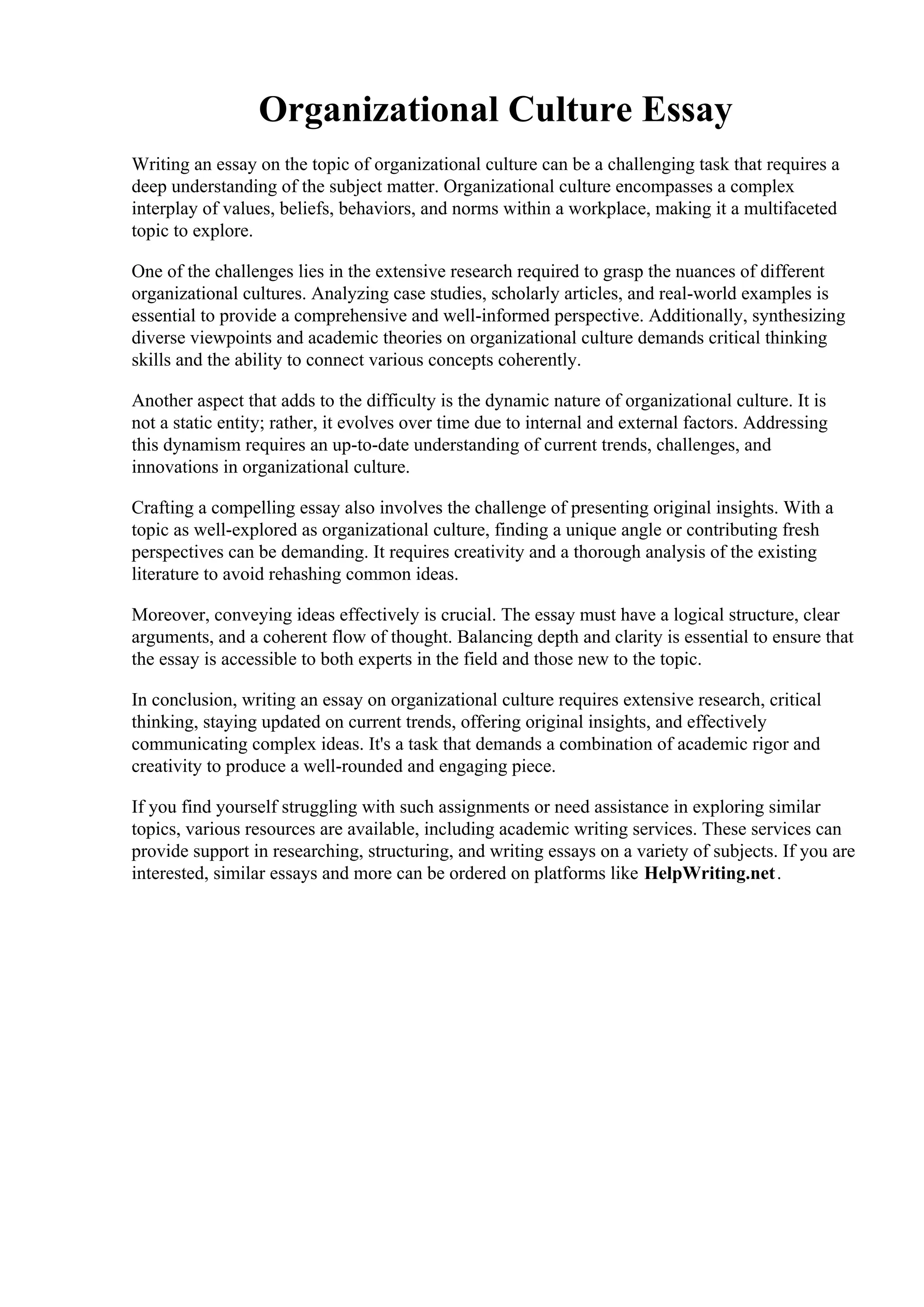 Organizational Culture Essay.pdf