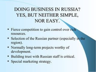 Organizational Culture In Russia | PPT