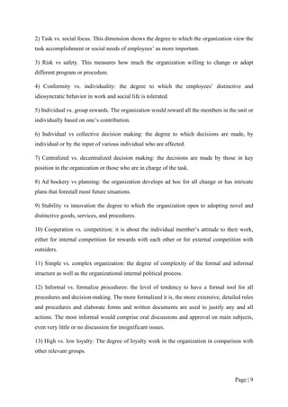 Organizational culture in standard chartered bank (SCB) | PDF