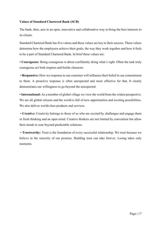 Organizational culture in standard chartered bank (SCB) | PDF