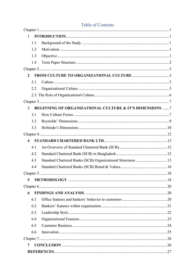 Organizational culture in standard chartered bank (SCB) | PDF ...