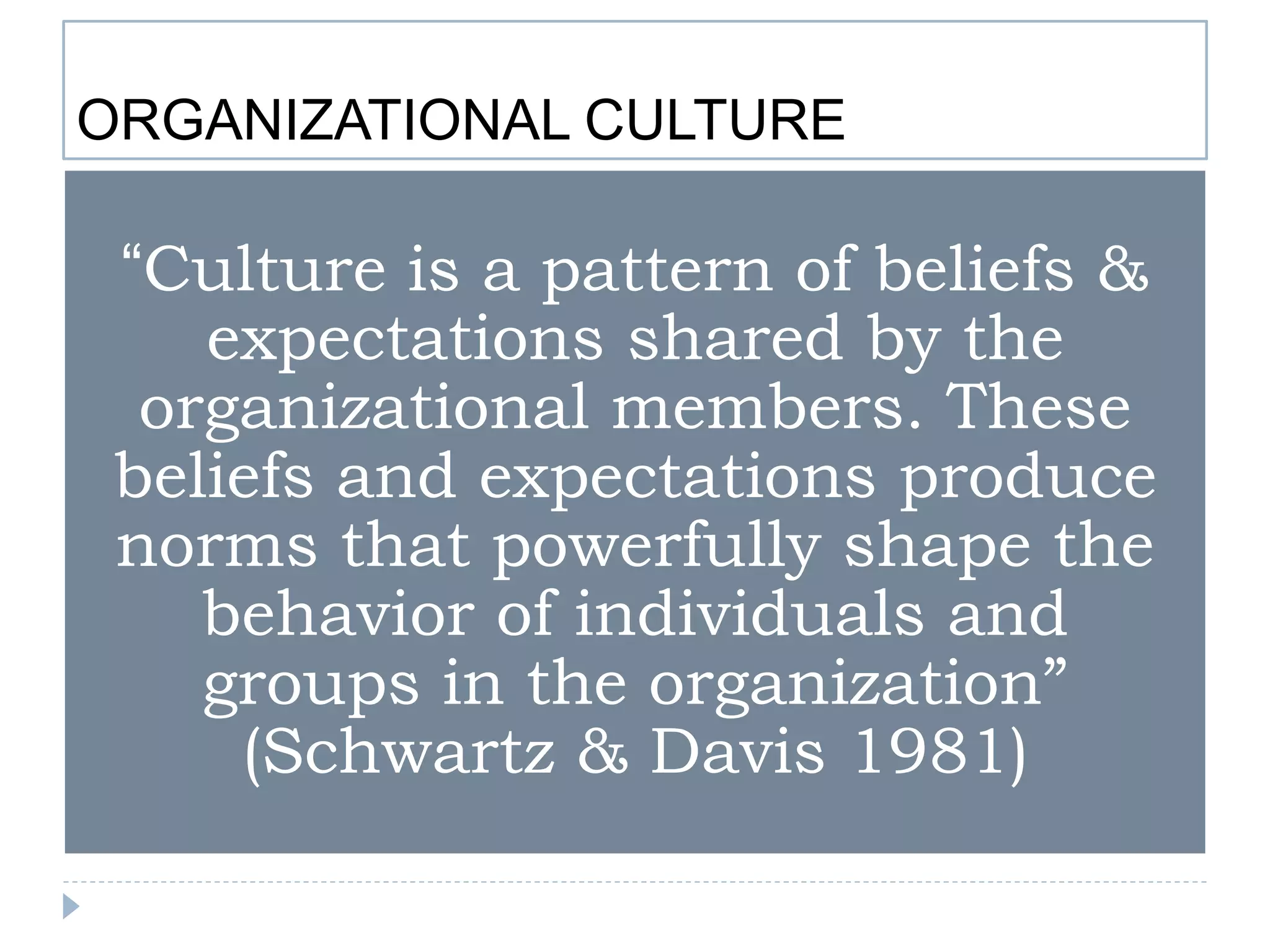 Organizational culture ob | PPTX