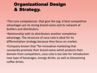 Organizational culture of coca cola | PPTX