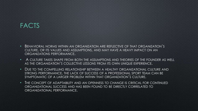 Organizational culture of the nba slide | PPTX | Business ...